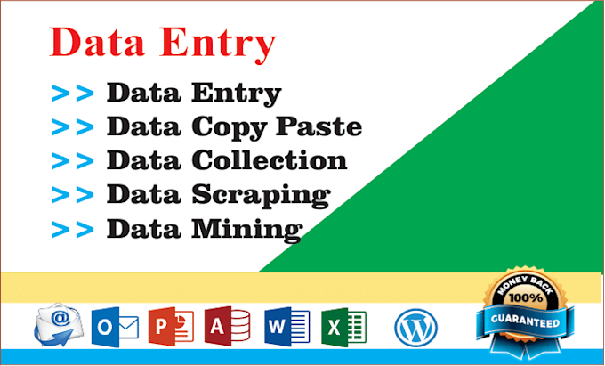 Data entry, copy paste, data mining, data collection, typing by Usamabukhari2 | Fiverr