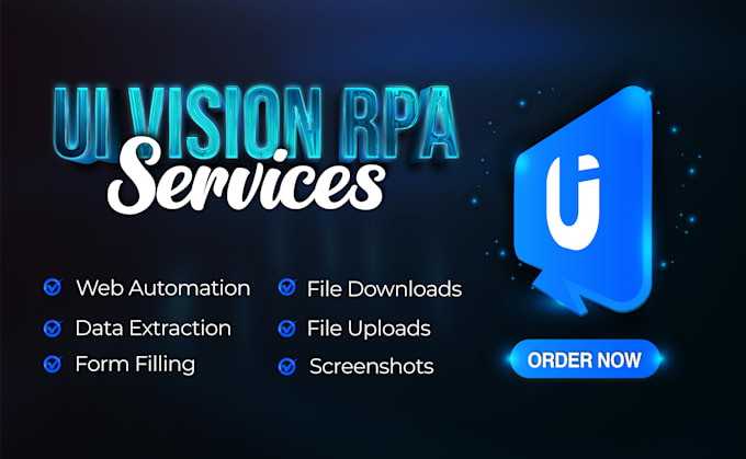 Automate browser tasks with ui vision rpa by Langelucan | Fiverr