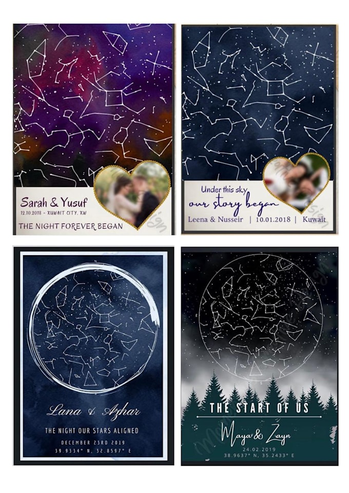 Do customized star maps by Momentous_cd | Fiverr