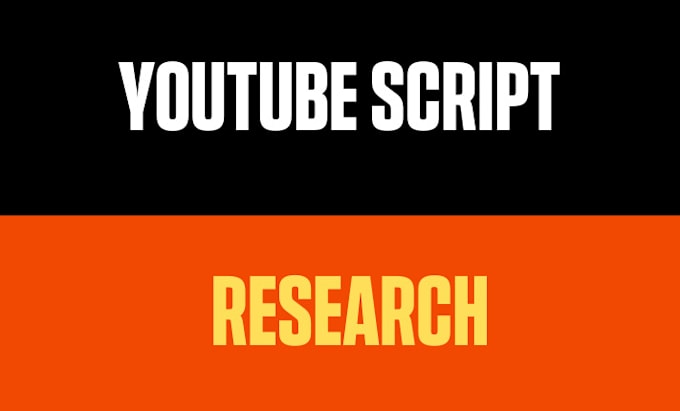 Do research for youtube scripts by Yaslaboss | Fiverr