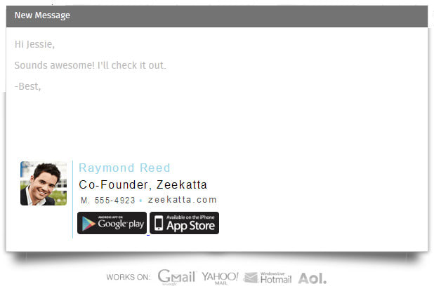 Design responsive email signature by Rwdguru | Fiverr