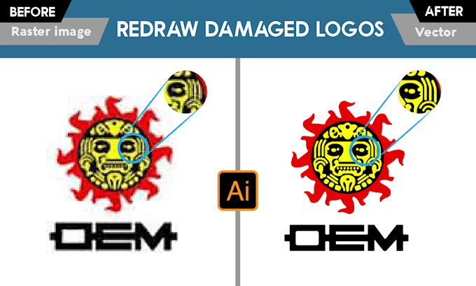 Accurately vectorize your logo, redraw into vector by Vandeer_studio ...