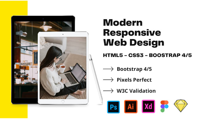 Convert psd to html5, xd to html5 and figma to html5 by Aedevelopers ...
