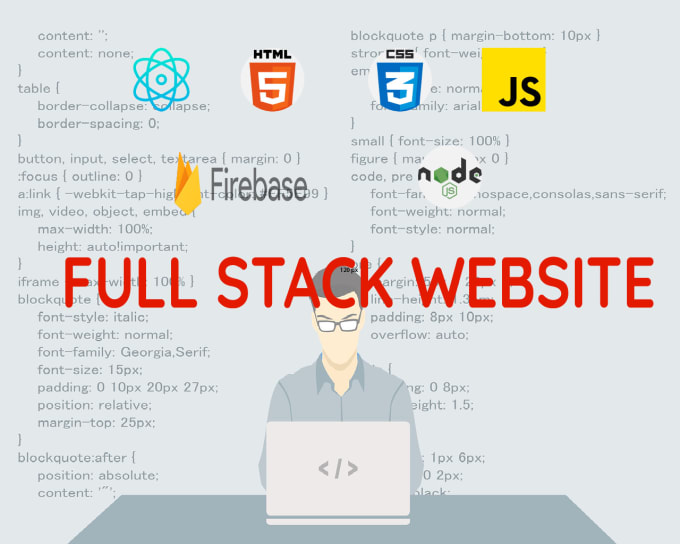 Develop full stack website using react, nodejs and firebase by Delairi ...