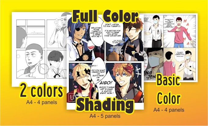 Draw your dream comic for you by Pu_rrr | Fiverr