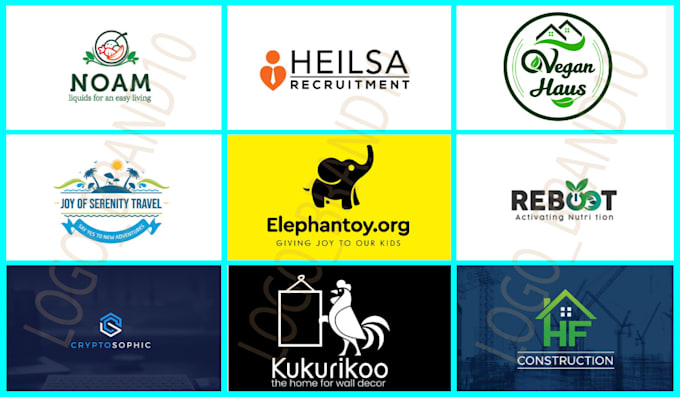 Design minimalist luxury geometric lettering logo design by Logo ...