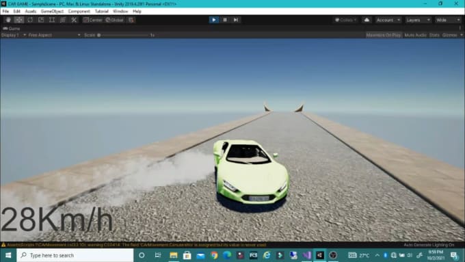 Make a 3d car racing game in unity engine by Dev_sharma12 | Fiverr