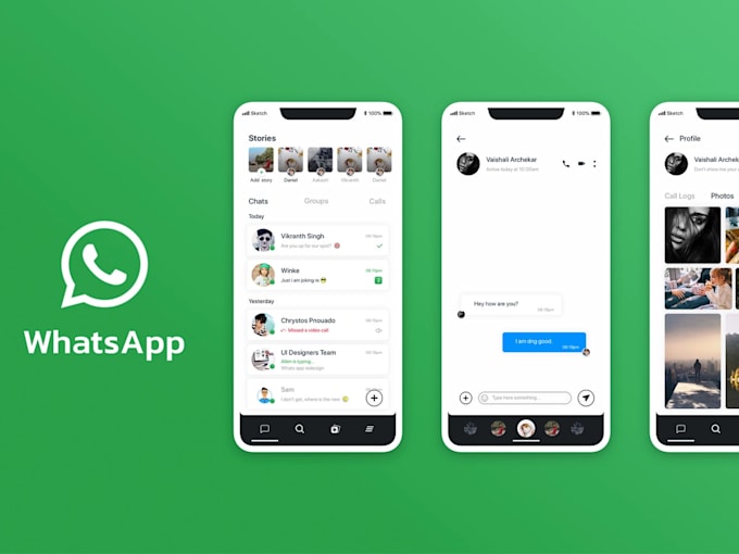 Develop a chat app similar to whatsapp clone for you by Bindusingh09 ...