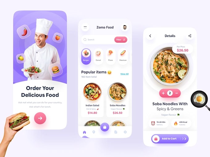 Develop for you a food delivery grocery tracking platform with unique ...