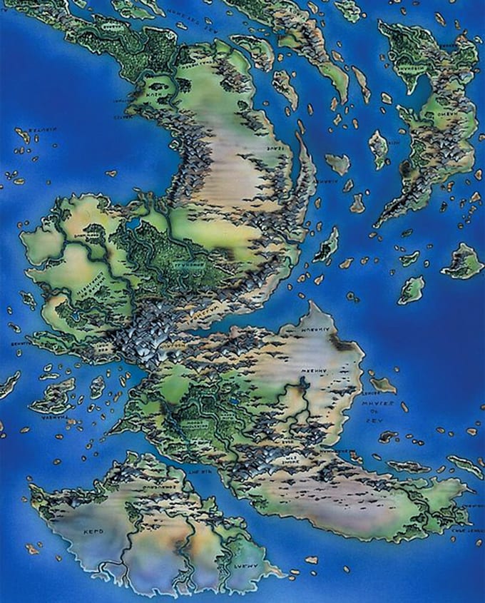 Draw your imagine fantasy map by Croessvaly | Fiverr