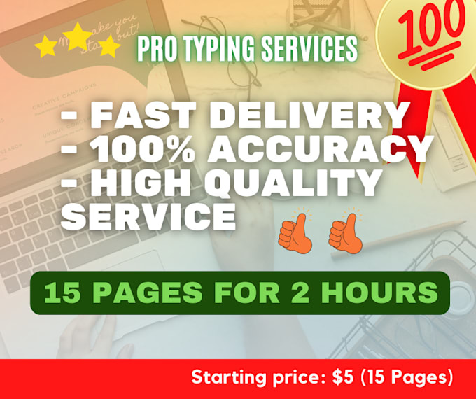Do professional typing services, retype scanned documents by ...