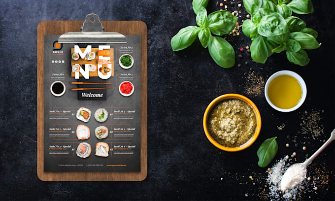 Menu de restaurant moderne design, menu de bar, menu de nourriture