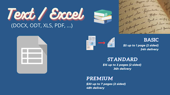 Convert different types of files by Joana_massana | Fiverr