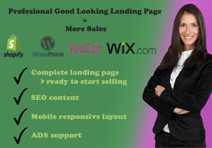 Design a professinal landing page for your product by Ramzicom | Fiverr