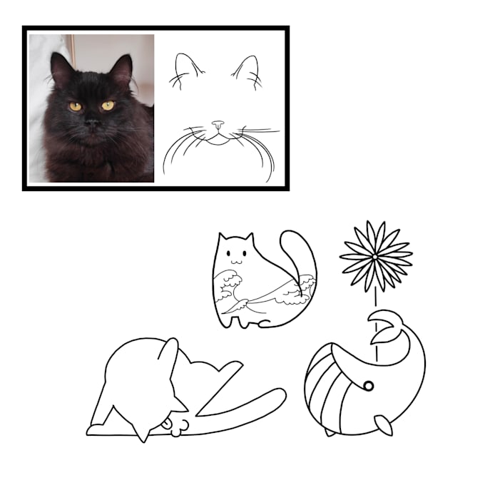 Draw duotone tattoo designs or tattoo designs without color by Moae_art ...