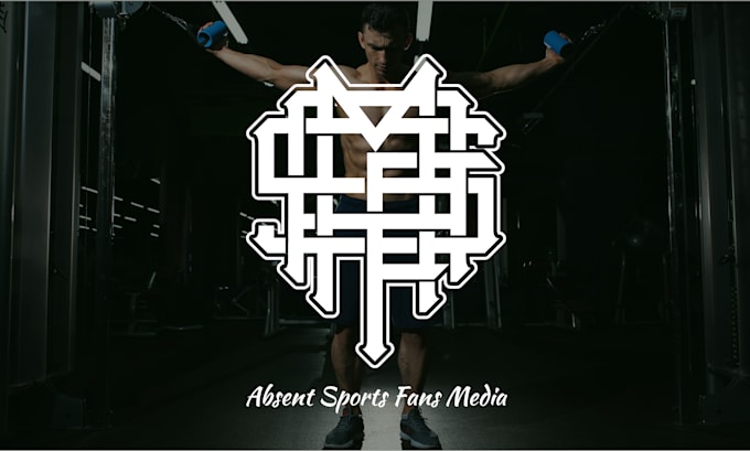 Design monogram gym and fitness logo by Fasaldesign | Fiverr