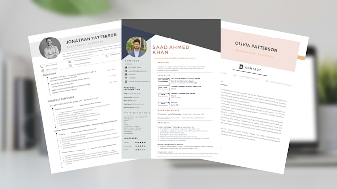 Edit, review or write professional resume cv, cover letter with modern ...