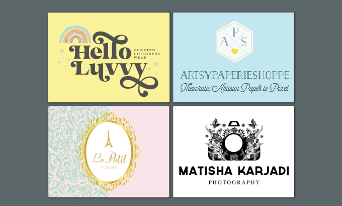 Design a pretty logo and branding for your business by Ayamansilla | Fiverr