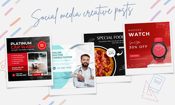 Create creative posts for your business by Majidhussain470 | Fiverr