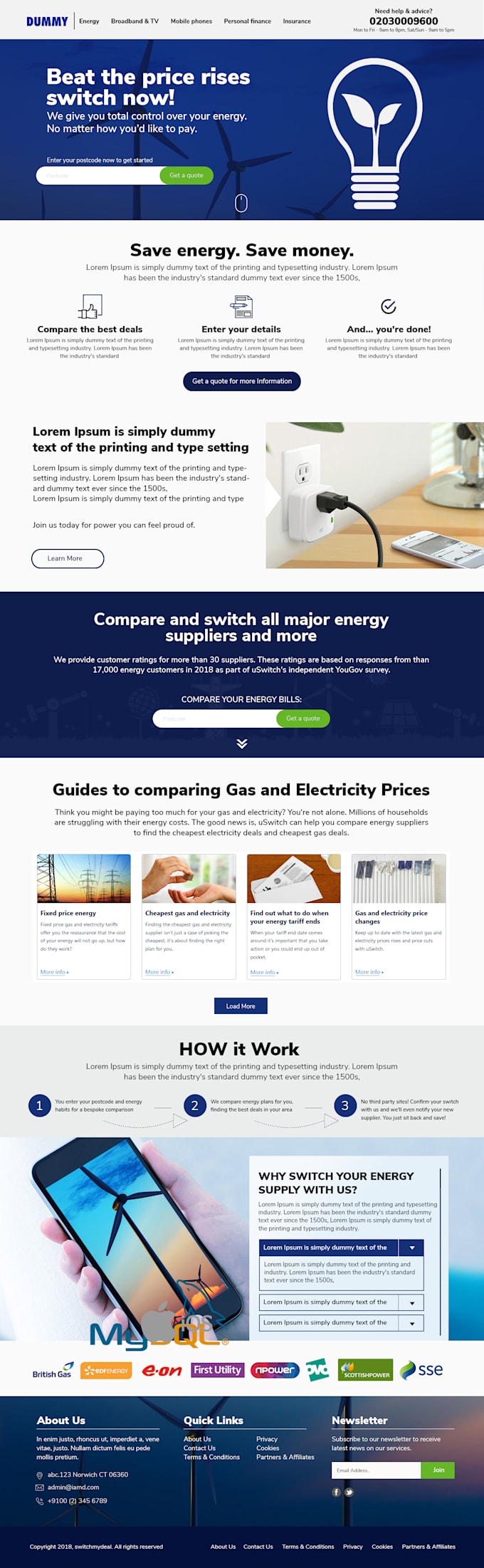 Design a great looking web page for your business to stand out from the ...