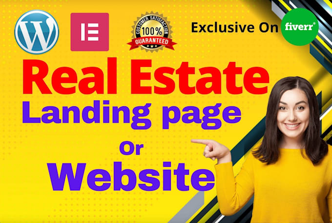 Create responsive real estate landing page or website by Siam_rana | Fiverr