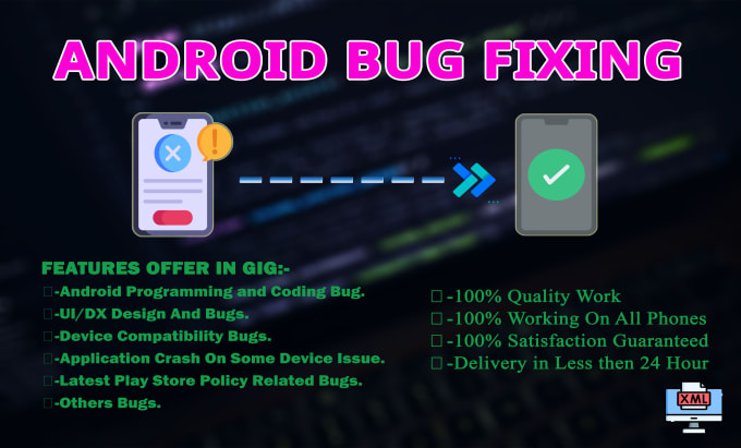 Fix bugs, reskin modify your android app quickly by Hazratali415 | Fiverr