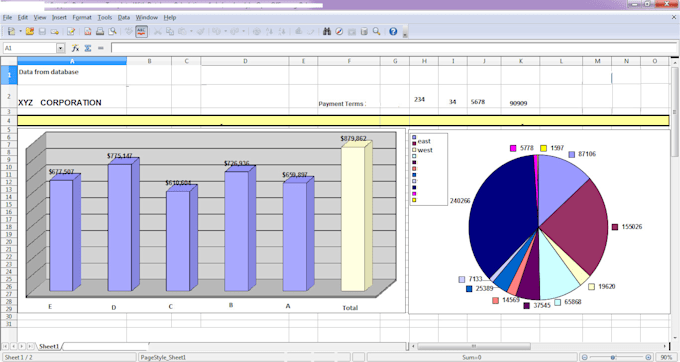 Create excel spreadsheet, workbook, formulas and functions, charts, dashboard by Pawangupta87 ...