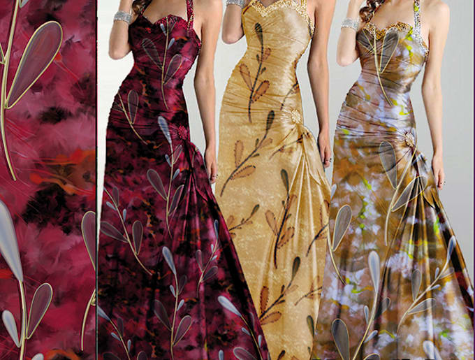 Design repeat seamless patterns for fabric, textile printing and ...