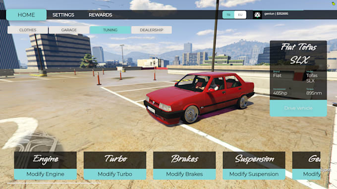 Create a fivem drift server with special core by Geniun1453 | Fiverr
