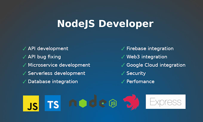 Develop secure and performant nodejs backend by Gsoultos | Fiverr