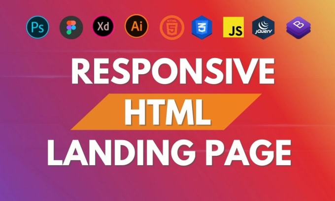 Design modern responsive html landing page by Sultan_nadim | Fiverr