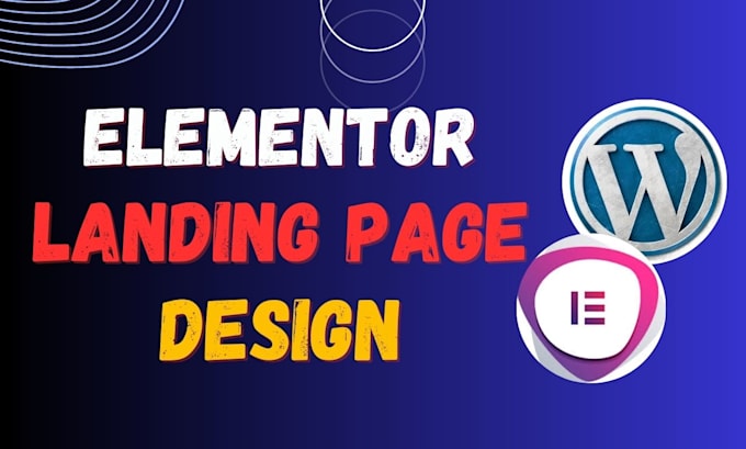 Design modern responsive wordpress landing page using elementor pro by ...