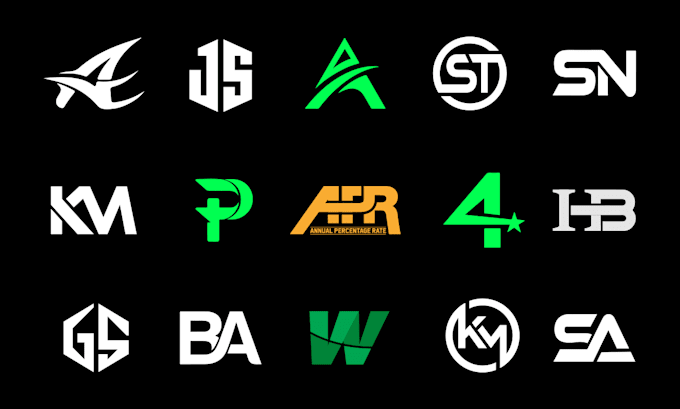 Design unique monogram, initial letters logo design by Senorita_82 | Fiverr