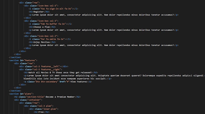 Can write html and css pages by Sametkayaalp | Fiverr