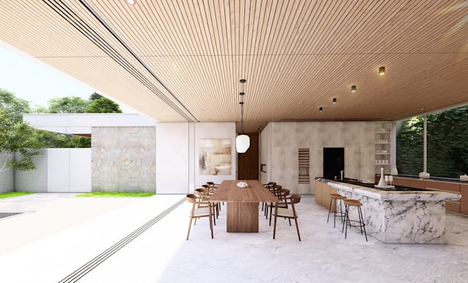 Design building interior with high quality 3d rendering by Rumpa_archi | Fiverr