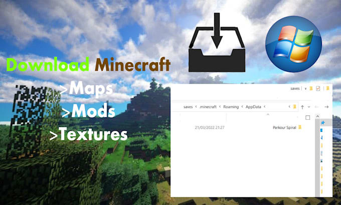 Show how to download minecraft map, mode, texture pack by Ranfast4u ...