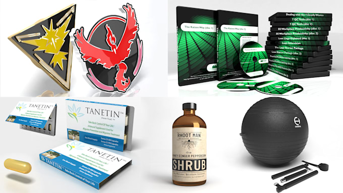 Create your 3d product illustration design drawing or animation by Vdg ...