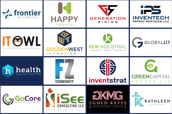 Create 3 professional initials logo by Initial_log0 | Fiverr