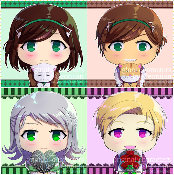 Draw a portrait chibi of a character of your choice by Eoniian | Fiverr