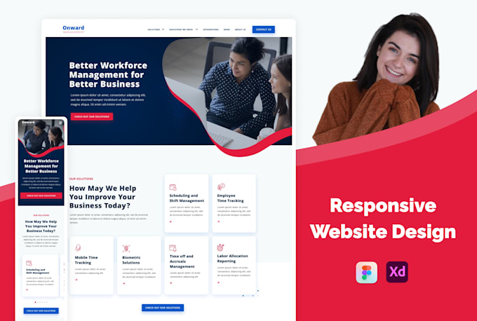 Design a modern responsive website by Emma_105 | Fiverr