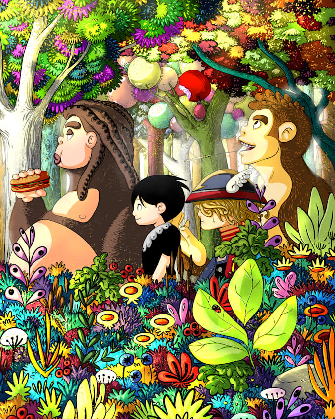 Draw whoever you want in cartoon style by Alessiopanzeri | Fiverr