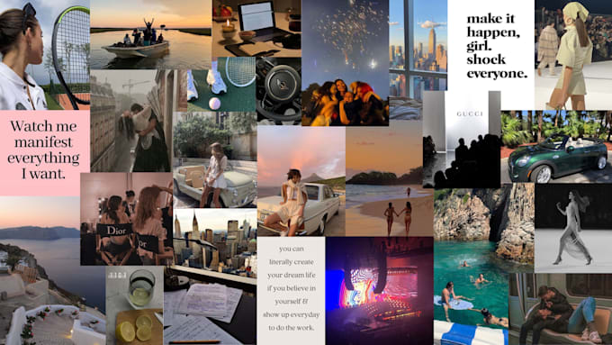 Make a customized vision board for you by Ilgazugur | Fiverr