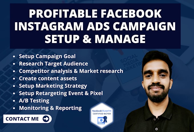 Do facebook marketing, fb ad campaign, fb ads by Sharmilann | Fiverr