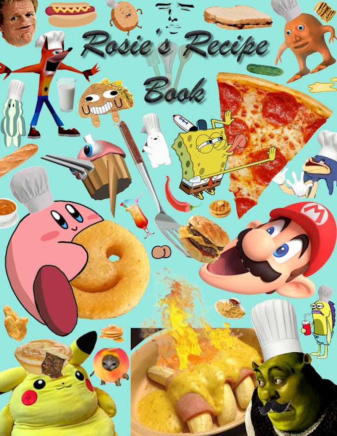 Create a fantastic meme recipe book cover by Moriahrosie | Fiverr