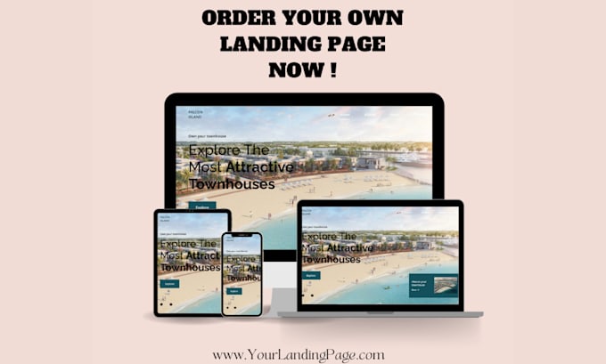 Design and code a modern landing page by Mayaa_hallak | Fiverr