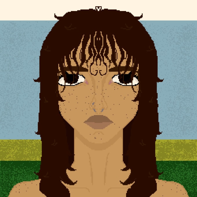Create a pixel art headshot or full body image by Pixlexie | Fiverr