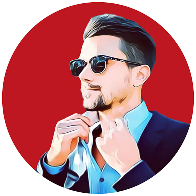 Design face logo with realistic drawing style by Vizalova | Fiverr