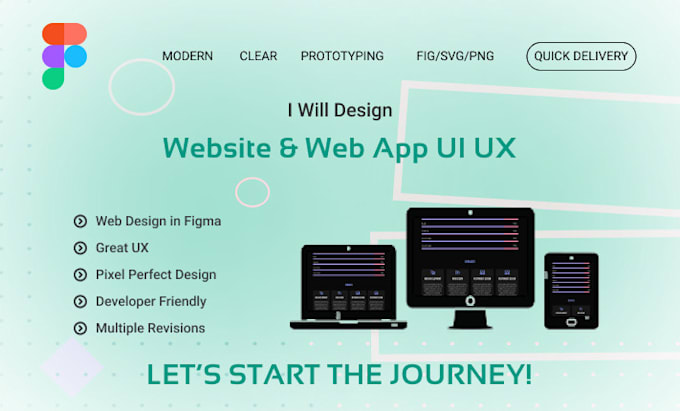 Design your website and web app ux ui in figma by A_rahman_ | Fiverr