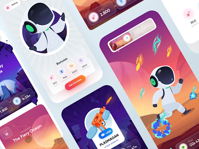 Design professional app screen ui design by Mammerizahra | Fiverr