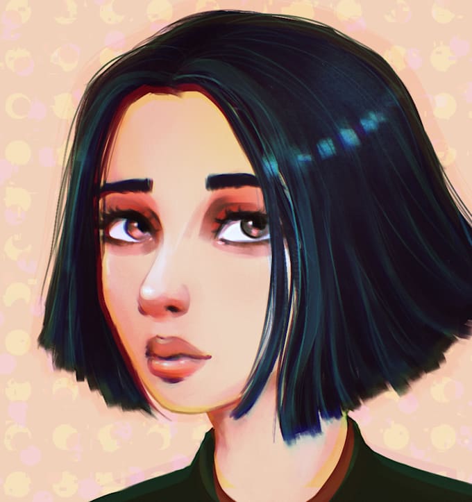 Draw an awesome cartoon profile picture for you by Ezekiila | Fiverr